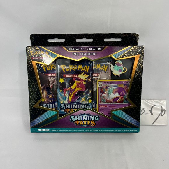 Pokemon | Toys | Pokemon Cards Tcg Polteageist Mad Party Pin Collection ...